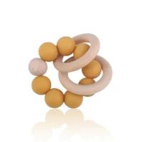 China Wholesale Custom New Design Bpa-free Silicone Toy Teether Baby Teether Beaded Bracelet Baby Teether for sale