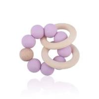 China Wholesale Custom New Design Bpa-free Silicone Toy Teether Baby Teether Beaded Bracelet Baby Teether for sale