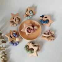 China Infants And Toddlers Teether Chewing Multi Color  Food Grade Nontoxic Bpa Free Silicone Baby Teether Toys for sale