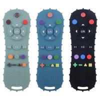 China Baby Teether Toys TV Remote Control Shape Silicone Toddler Teething Toys for sale