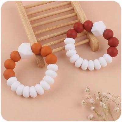China Wholesale Soothe Teething Gift Toy Children Kids Silicone Chewable Toys Silicone Baby Teether for sale