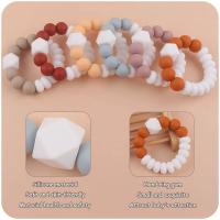 China Wholesale Soothe Teething Gift Toy Children Kids Silicone Chewable Toys Silicone Baby Teether for sale