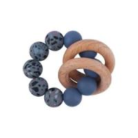 China BPA Free Silicone Beach Ring Baby Toy Teether Wholesale Wooden Baby Silicone Teethers for sale