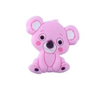 China Hot Selling Animal Chewable Bead DIY Pacifier Chains Accessories BPA Free Baby Silicone Focal Beads for sale