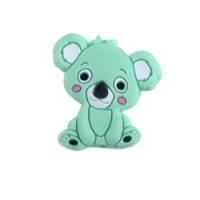 China Hot Selling Animal Chewable Bead DIY Pacifier Chains Accessories BPA Free Baby Silicone Focal Beads for sale