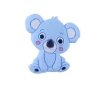 China Hot Selling Animal Chewable Bead DIY Pacifier Chains Accessories BPA Free Baby Silicone Focal Beads for sale