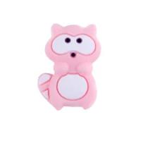 China Hot Selling Animal Chewable Bead DIY Pacifier Chains Accessories BPA Free Baby Silicone Focal Beads for sale