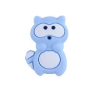 China Hot Selling Animal Chewable Bead DIY Pacifier Chains Accessories BPA Free Baby Silicone Focal Beads for sale