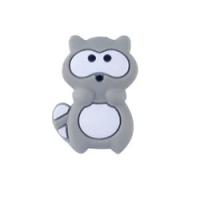 China Hot Selling Animal Chewable Bead DIY Pacifier Chains Accessories BPA Free Baby Silicone Focal Beads for sale