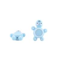 China Hot Selling Animal Chewable Bead DIY Pacifier Chains Accessories BPA Free Baby Silicone Focal Beads for sale