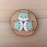 China Hot Selling Animal Chewable Bead DIY Pacifier Chains Accessories BPA Free Baby Silicone Focal Beads for sale