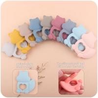 China Wholesale  BPA Free Silicone Baby Teether Baby Sensory Toys Silicone Teether for sale