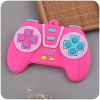 China Silicone Baby Teether Toys Educational Sensory Chewing Toys TV Game Remote Control Shape Teething Toys for sale