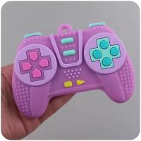 China Silicone Baby Teether Toys Educational Sensory Chewing Toys TV Game Remote Control Shape Teething Toys for sale
