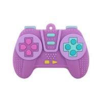China Silicone Baby Teether Toys Educational Sensory Chewing Toys TV Game Remote Control Shape Teething Toys for sale