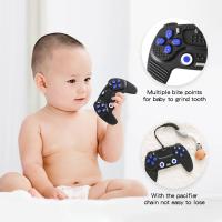 China Bpa Free New Model Design TV Remote Controller Chewable Teether Baby Silicone for sale
