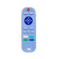 China Bpa Free New Model Design TV Remote Controller Chewable Teether Baby Silicone for sale