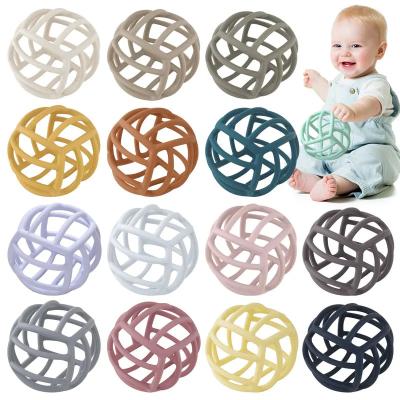 China Top Seller New Teething Toddler Chew Toy BPA Free Silicon Baby Silicone Teether for sale