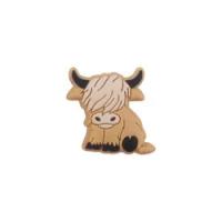 China Pendant Infant Teething Toys Pen Milch Cow Yak Heads Silicone Teething Beads for sale