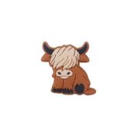China Pendant Infant Teething Toys Pen Milch Cow Yak Heads Silicone Teething Beads for sale