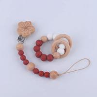 China Wholesale Custom Baby Teething Dummy Chain Holder Silicone Pacifier Clip for sale
