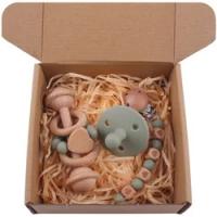 China Custom Wooden Teething Toys Bath Set Gift Box Baby Rattle Toy for sale