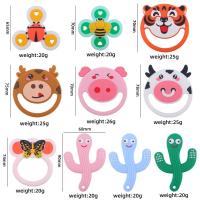 China BPA Free Newborn Teething Toys Food Grade Silicone Teether Baby Toys for sale