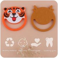 China BPA Free Newborn Teething Toys Food Grade Silicone Teether Baby Toys for sale