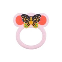 China BPA Free Newborn Teething Toys Food Grade Silicone Teether Baby Toys for sale