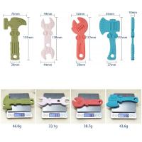 China Silicone Infant Chew Toys BPA Free Wrench Tools Necklace Pendant Teether for sale