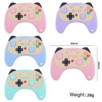 China Food Grade Infant Teething Toys BPA Free Teether Silicone Soft Toy for sale