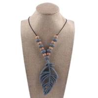 China Wholesale Silicone Teether Colorful Chew Necklaces Pendant for Autism Chewing Baby Teethers for sale