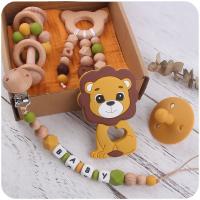 China Silicone Infant Teething Toys Muslin Cotton Blanket Baby Bib Rattles Set for sale