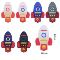 China Soft Silicone Teething Toy BPA Free Alphabet Aircraft Silicone Beads for sale