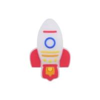 China Soft Silicone Teething Toy BPA Free Alphabet Aircraft Silicone Beads for sale