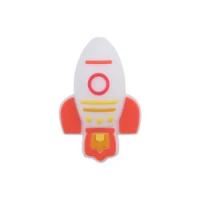 China Soft Silicone Teething Toy BPA Free Alphabet Aircraft Silicone Beads for sale