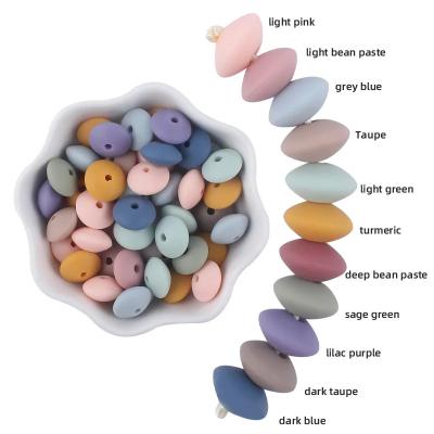 China Custom 12mm Bpa Free Food Grade Baby Soft Round Silicone Character Bead for sale