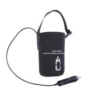 China Movable Portable Safety Waterproof Travel Bottle Warmer Black Usb Heating Baby Milk Bottle Warmer for sale