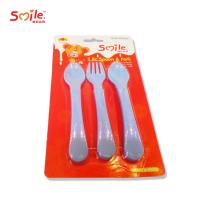 China Customized Silicone Spoon Set 2 Pack Infant Safety Spoons Training Gift Set for sale