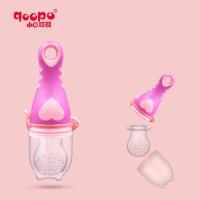 China Teeth Trainer Silicone Fruit Pacifier Baby Bite Bag Vegetables Pacifier for sale