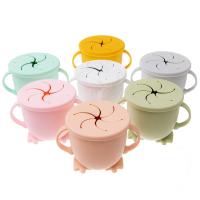 China Hot Feeding BPA Free Kids Foldable Collapsible Silicone Baby Snack Cup for sale