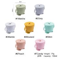 China Hot Feeding BPA Free Kids Foldable Collapsible Silicone Baby Snack Cup for sale
