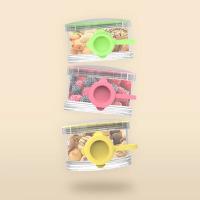China PP Milk Powder Dispenser Food Grade Plastic 3 Layers Formula Container for sale