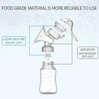 China High Quality Baby Milk Silicone Manual Breast Pump Comfort Single Electric breast pump for sale