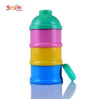 China BPA free colorful big size baby portable milk formula container for sale