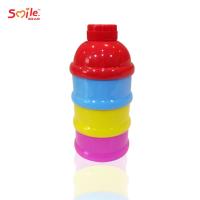 China BPA free colorful big size baby portable milk formula container for sale