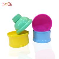 China BPA free colorful big size baby portable milk formula container for sale
