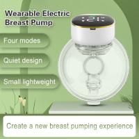China 2022 Hands Free Breastpump 4 Modes Wireless Wearable Electric Breast Pump for sale