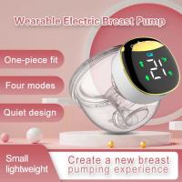 China 2022 Hands Free Breastpump 4 Modes Wireless Wearable Electric Breast Pump for sale
