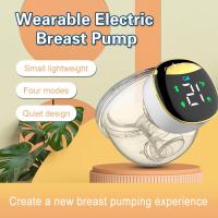 China 2022 Hands Free Breastpump 4 Modes Wireless Wearable Electric Breast Pump for sale